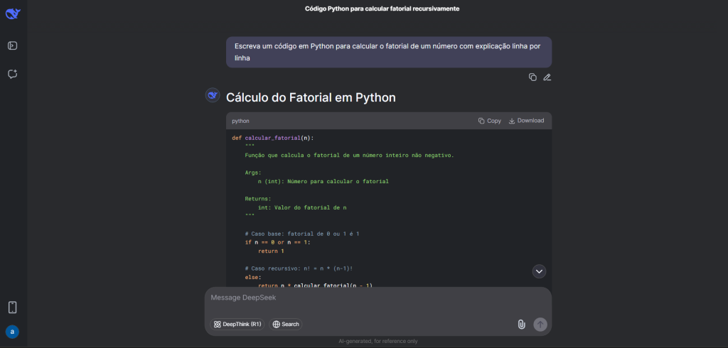 DeepSeek em Português: Guia Completo com Recursos Exemplos e Segredos ...
